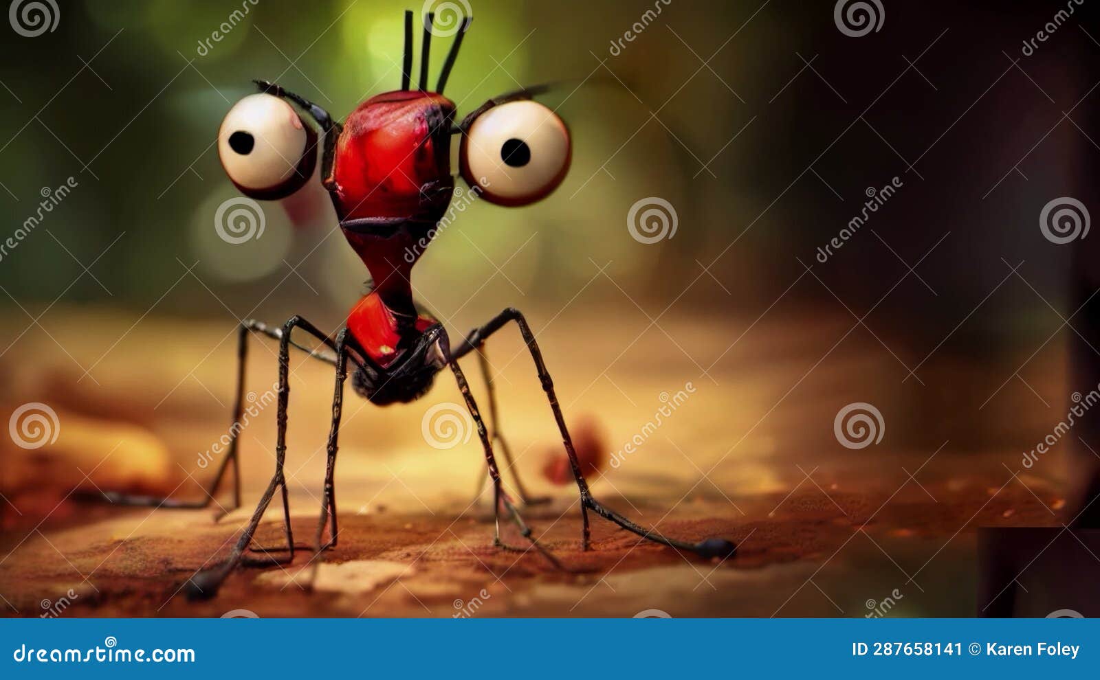 Animated ant stock video. Video of macro, moving, generative - 287658141