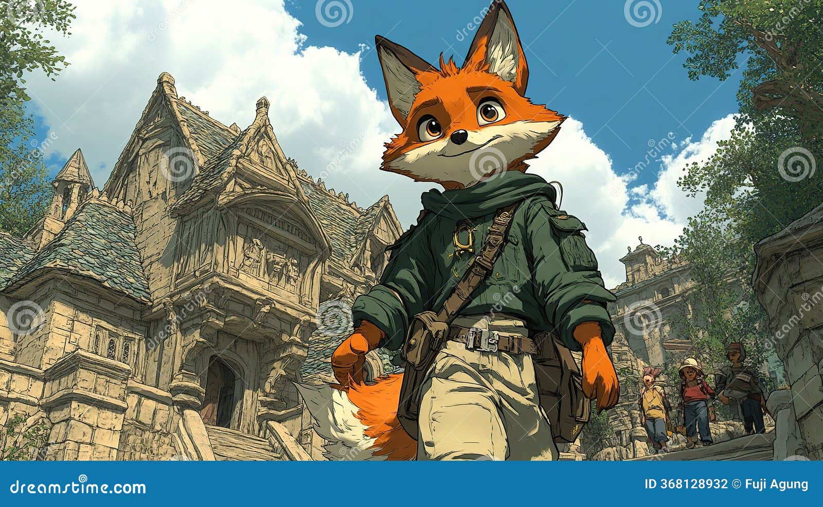 Two Animated Stone Characters Express Emotional Tension In A Barren ...