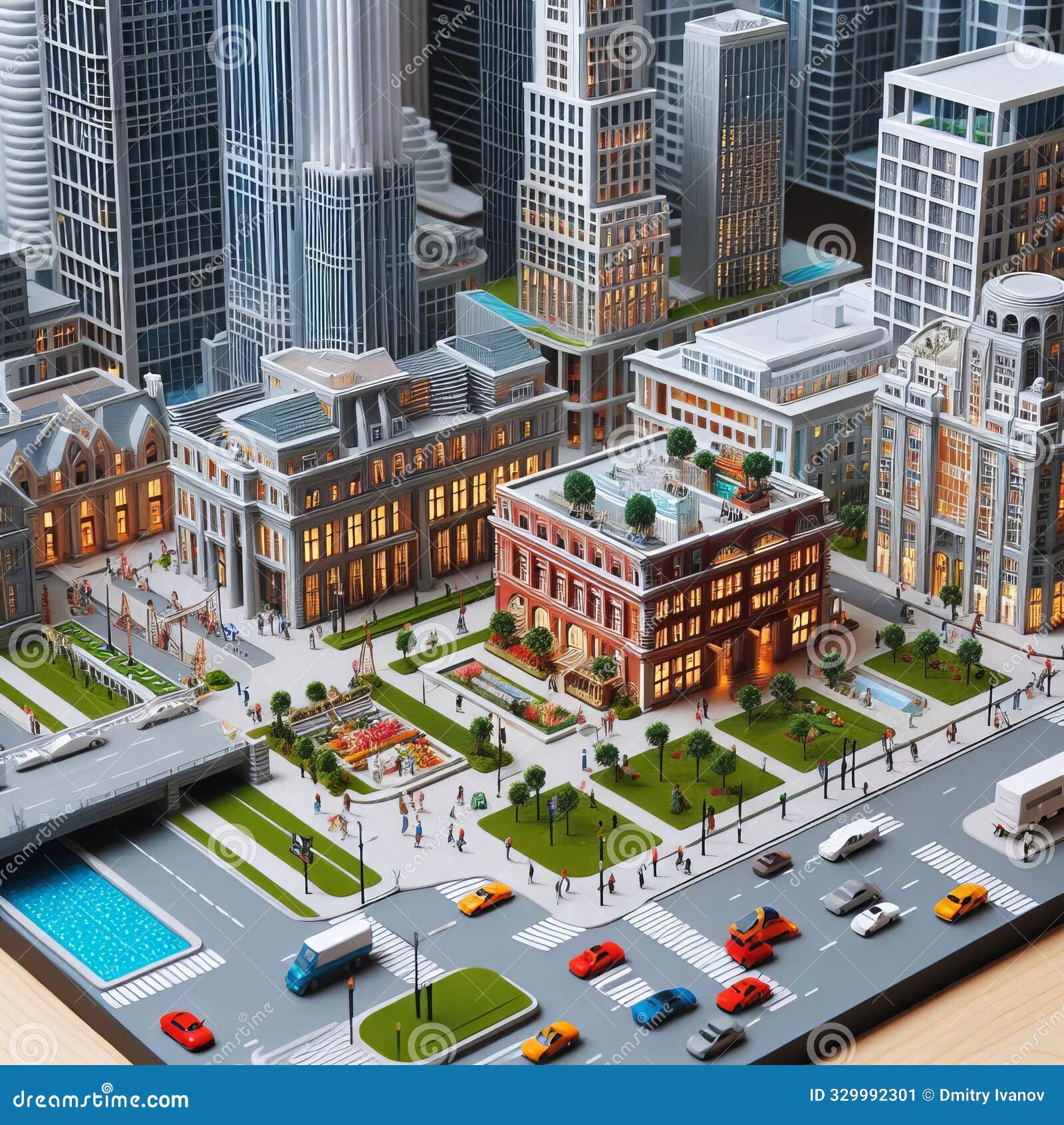 Animated Architectural Models Miniature Achitectural Models Whe Stock ...