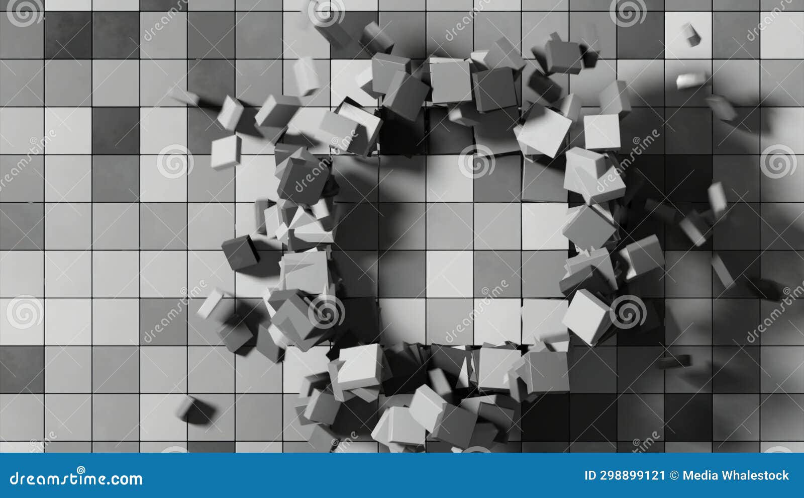 Animated Background with Collapsing Squares. Design. Collapsing Main ...