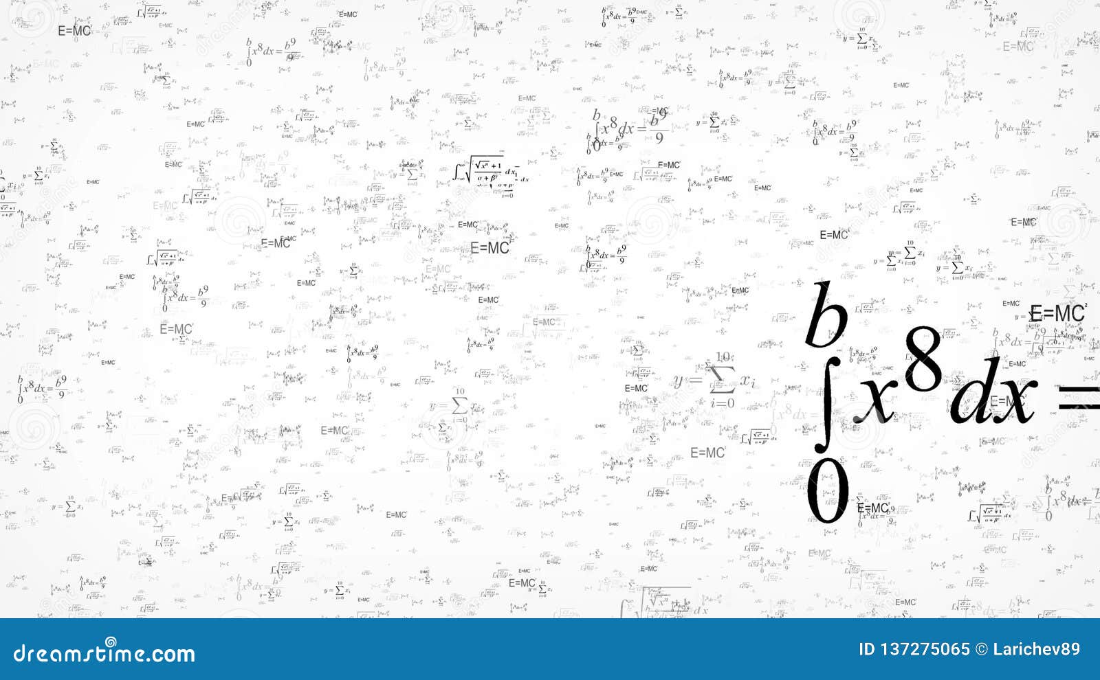 Animated Background with Flying Formulas and Equations Stock Video ...