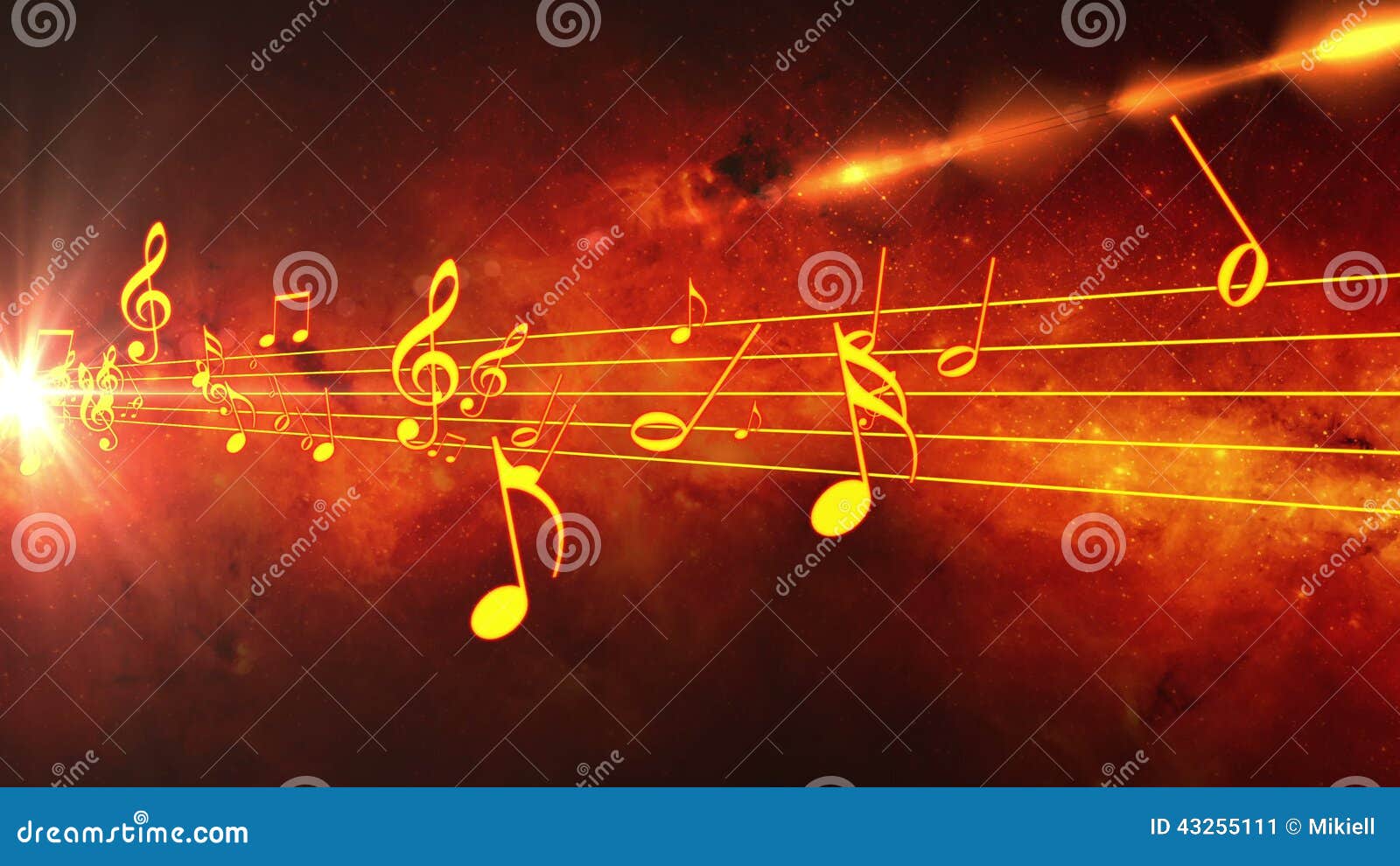Animated Background with Musical Notes, Music Notes Stock Video - Video ...