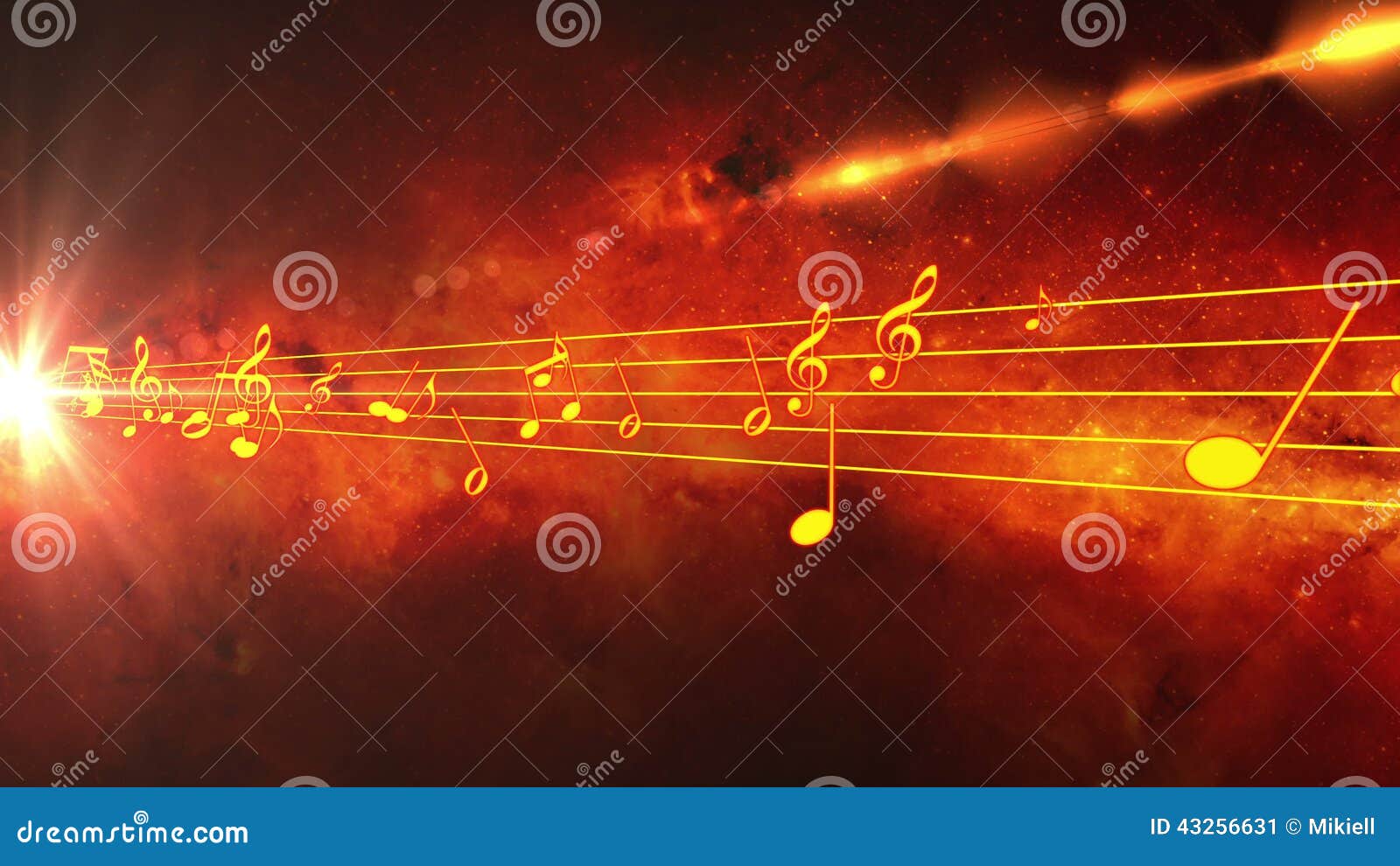 Animated Background with Musical Notes, Music Notes - LOOP Stock Video ...
