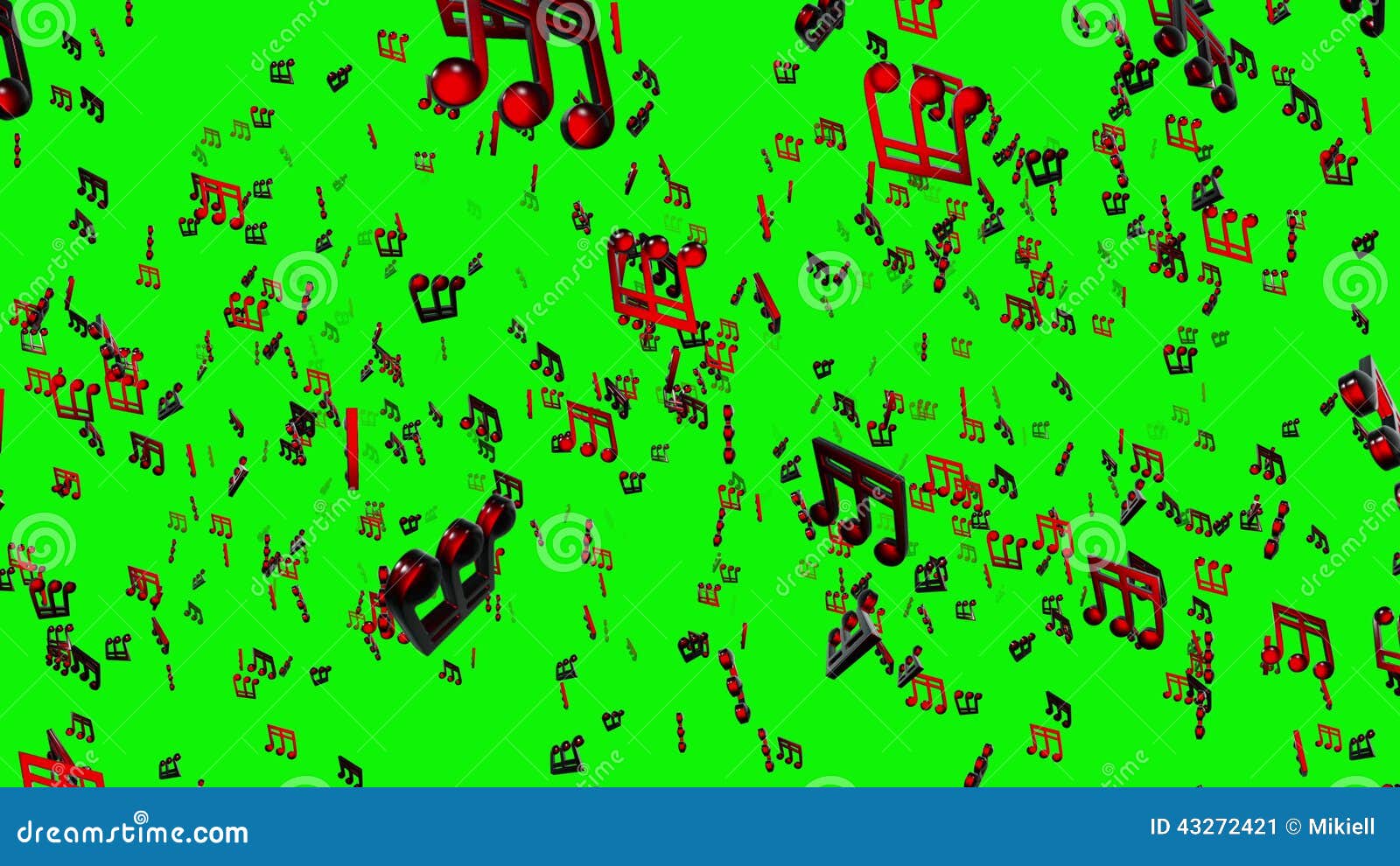 Animated Background with Musical Notes, Music Notes - LOOP Stock Video ...