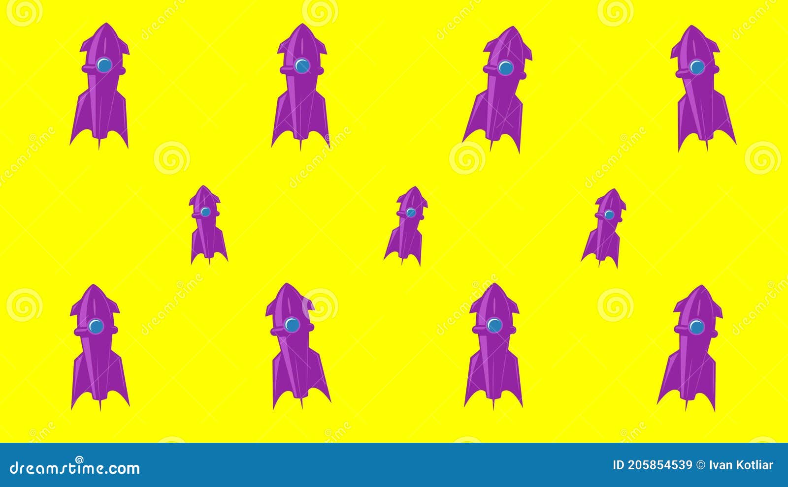 Animated Background with Space Rocket Stock Video - Video of dynamic ...