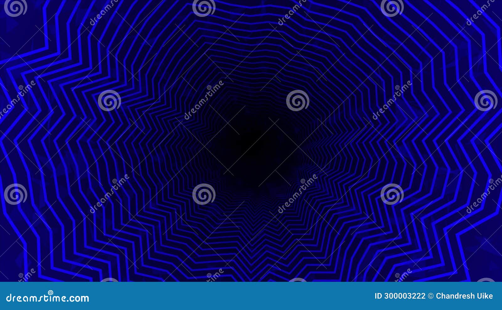 Blue Color Wiggling Circular Lines Background Stock Footage - Video of ...
