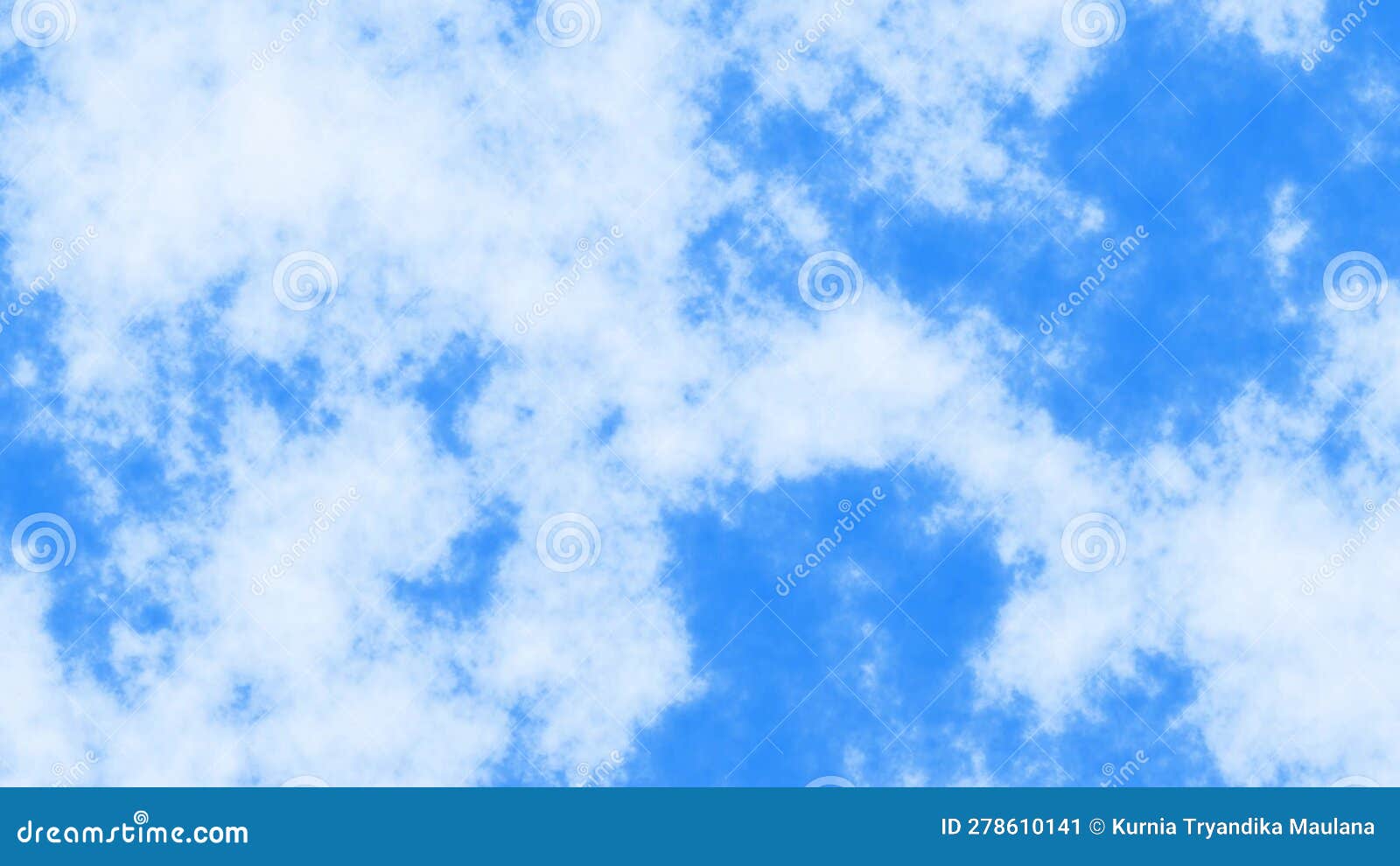 Animated Blue Sky with Clouds Moving in the Wind Stock Video - Video of ...