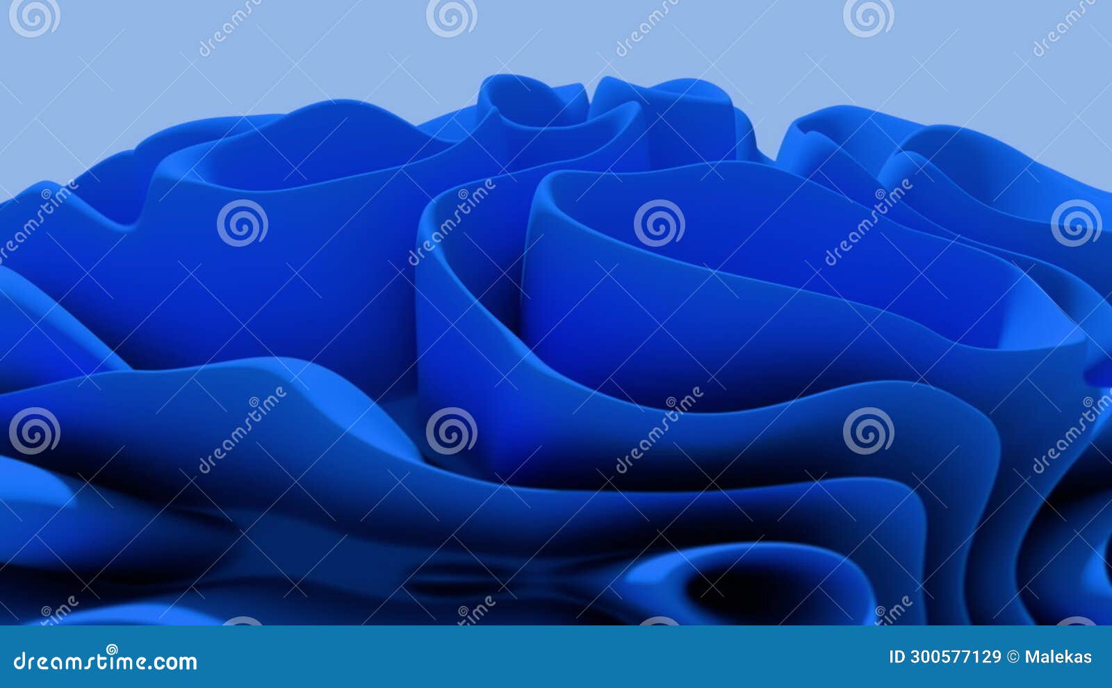 Animated Blue Wavy Abstract Background Stock Video - Video of digital ...