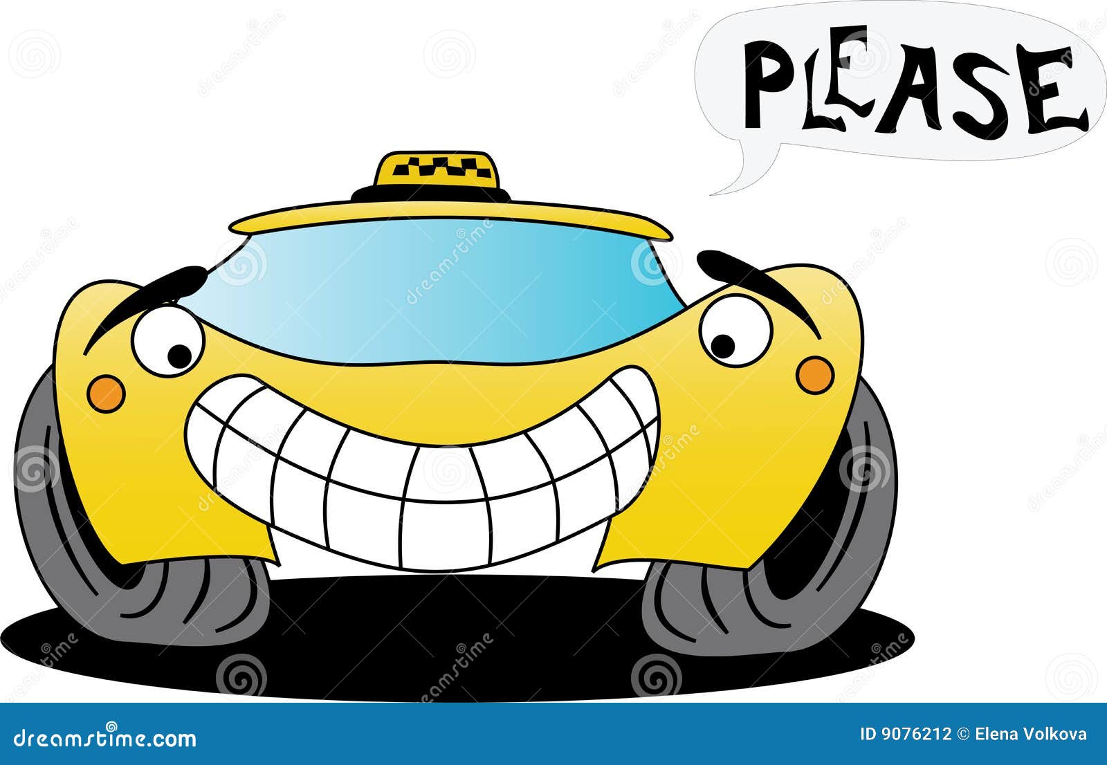 Animated car stock vector. Illustration of drive, detail - 9076212