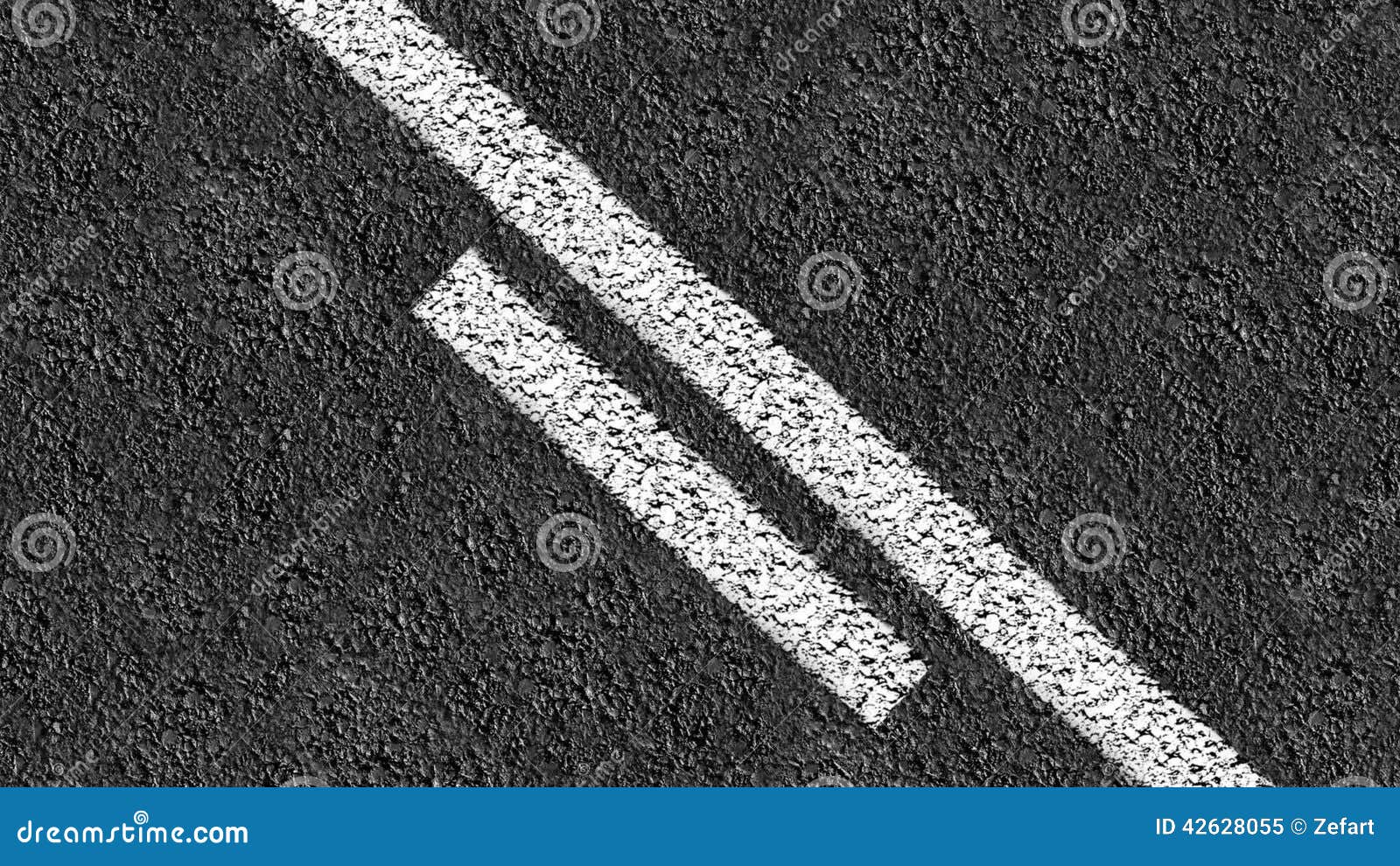 Animated Center Line Down a Two Way Street Stock Video - Video of ...