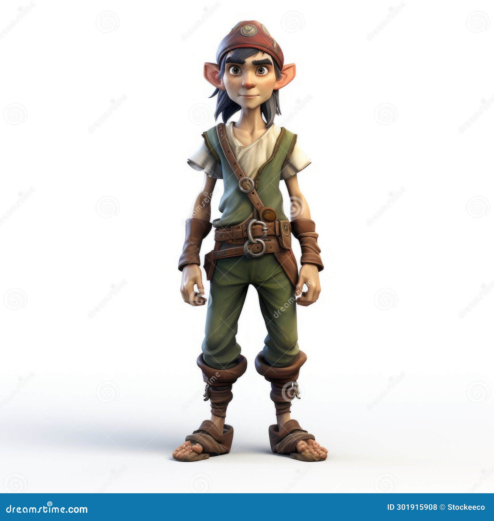 Animated Character on White Background: Adrian Smith Style with Nikon ...