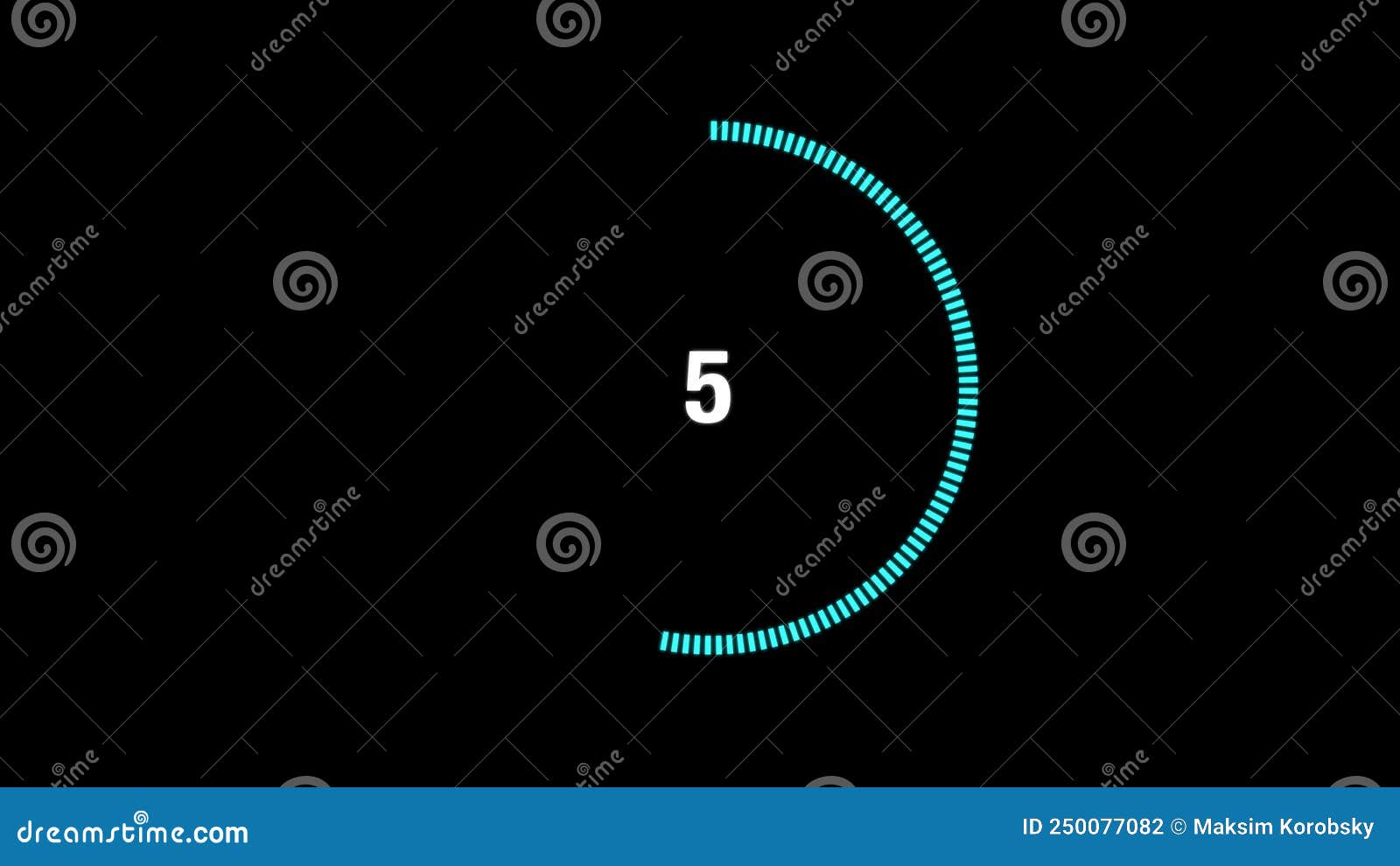 Animated Countdown from 10 on Transparent Background Stock Footage ...