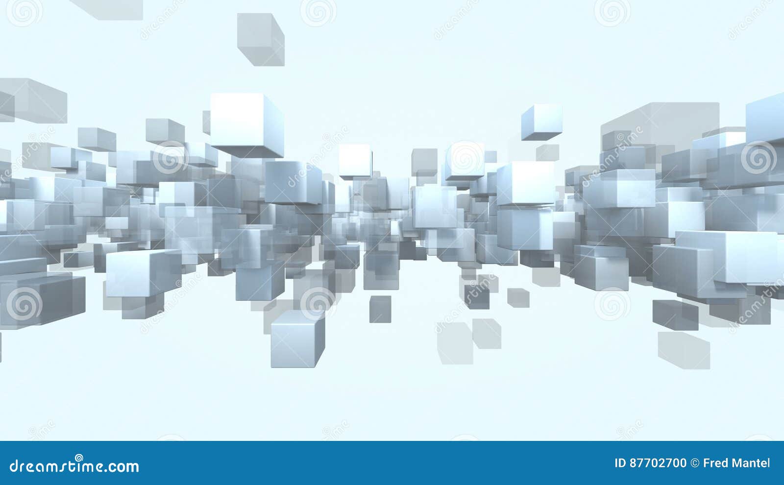 Animated Cube Shape Particles Transparent Loop Able. 3D Rendering 4K ...