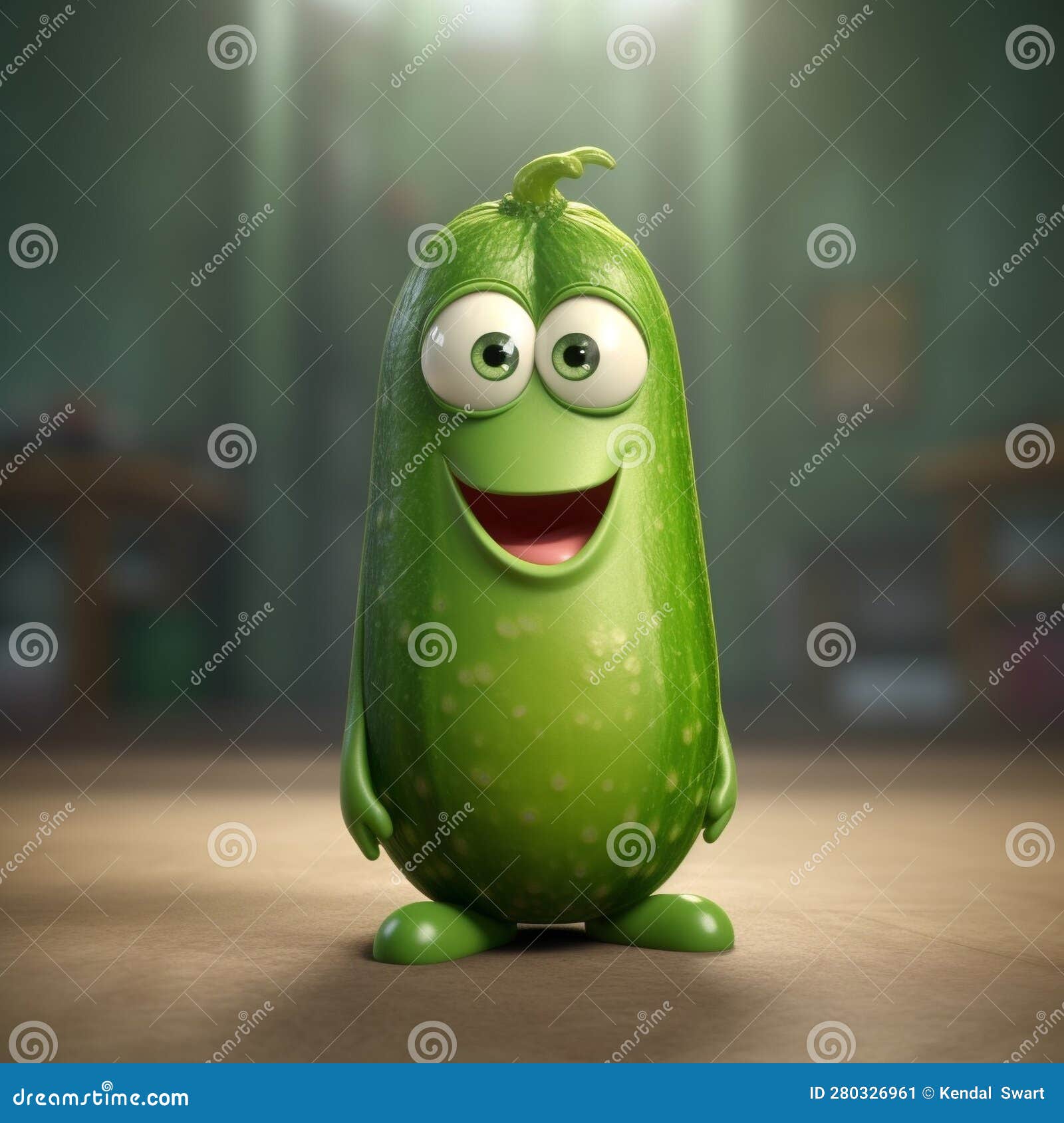 Animated cucumber stock illustration. Illustration of flame - 280326961