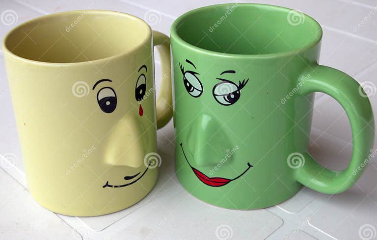 Animated Cups stock photo. Image of milk, azza, cartoon - 497124
