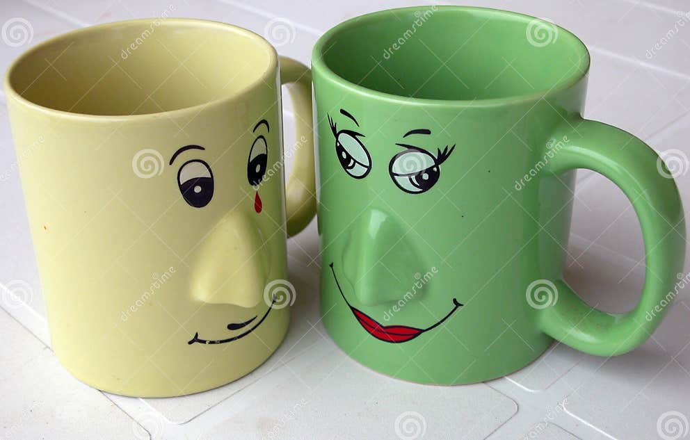 Animated Cups stock photo. Image of milk, azza, cartoon - 497124