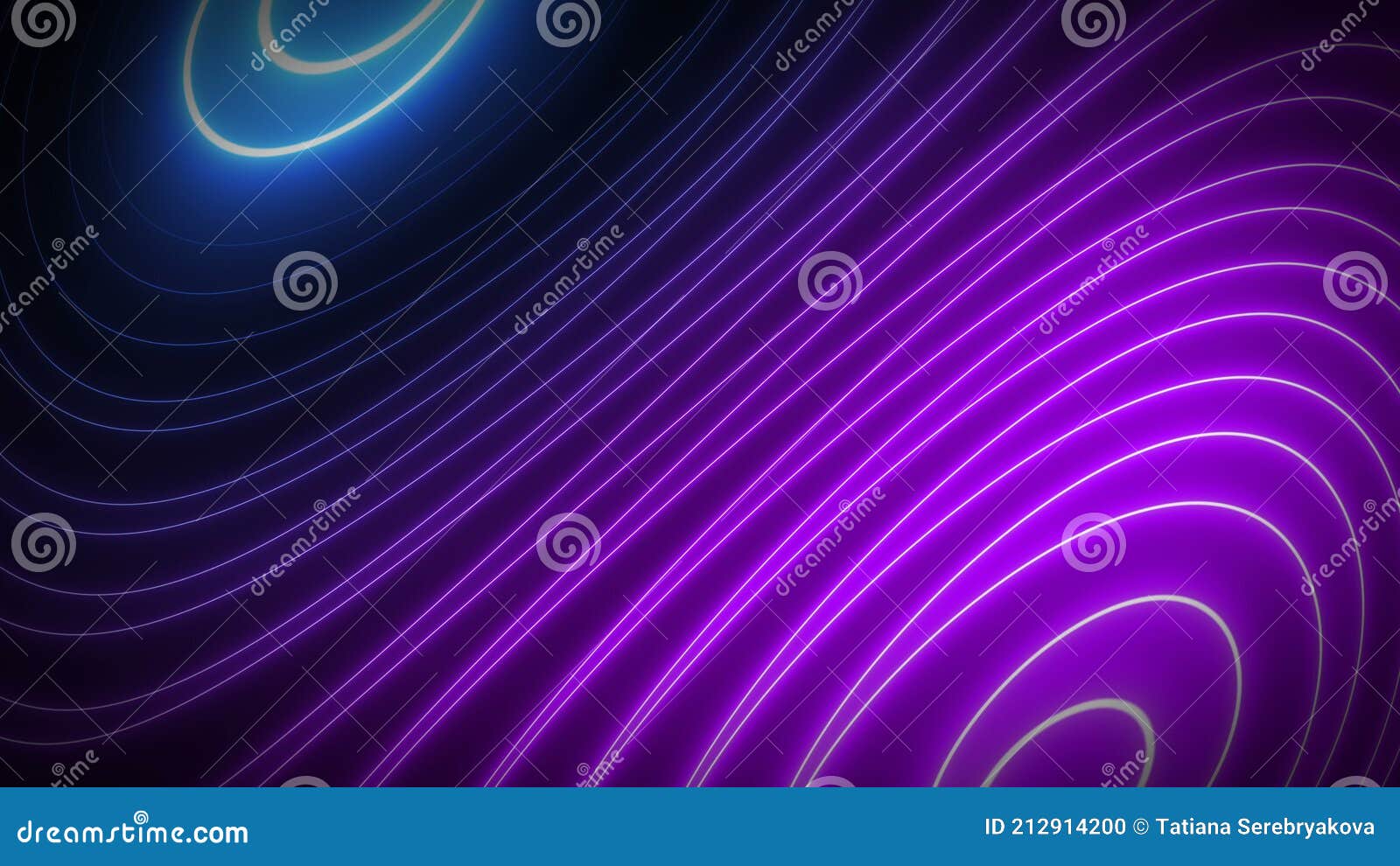 Animated Curved Neon Light Seamless Loop Modern Motion Graphics ...