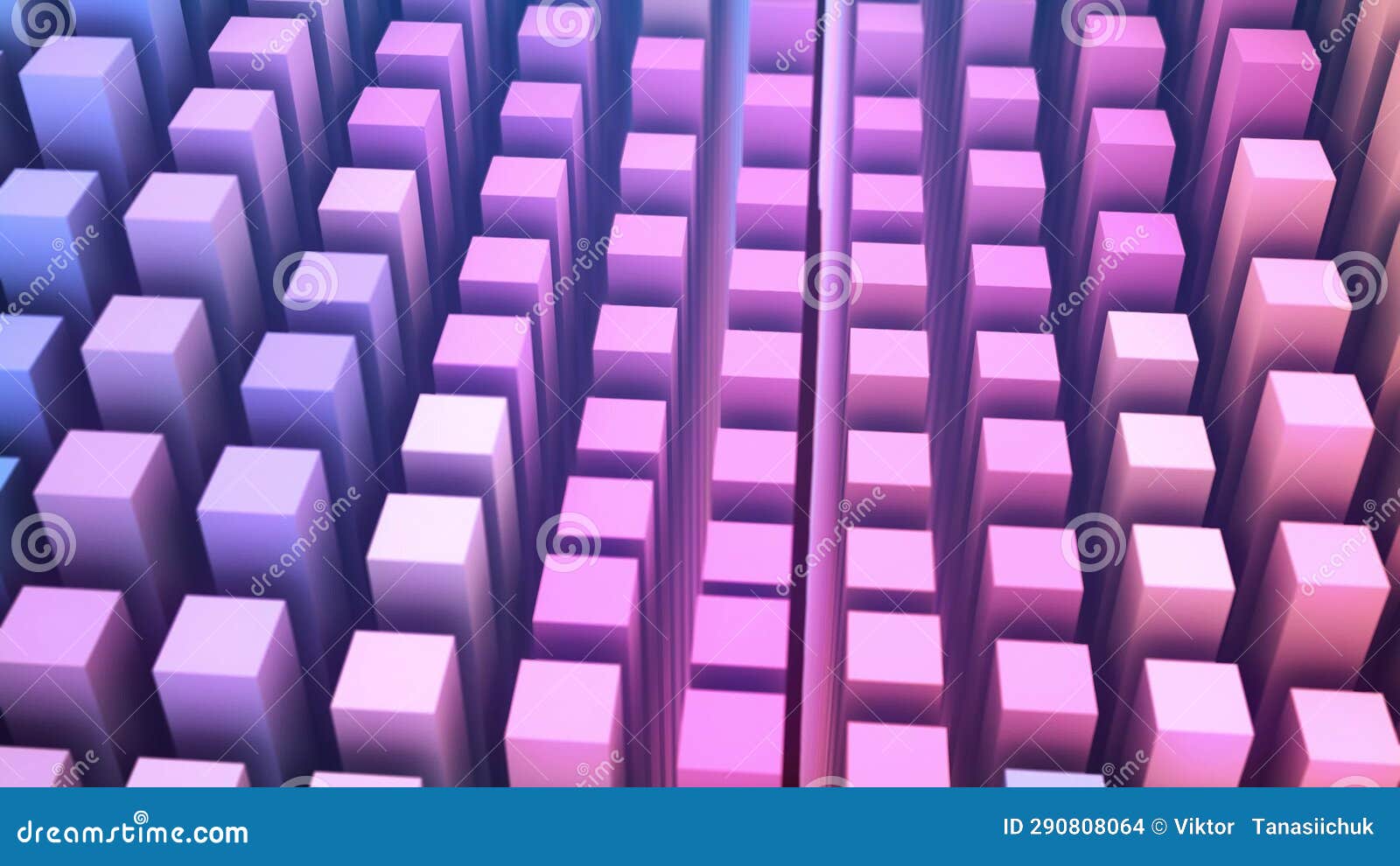 Animated 3D Rotating Background of Colorful Cubes. the Up and Down ...