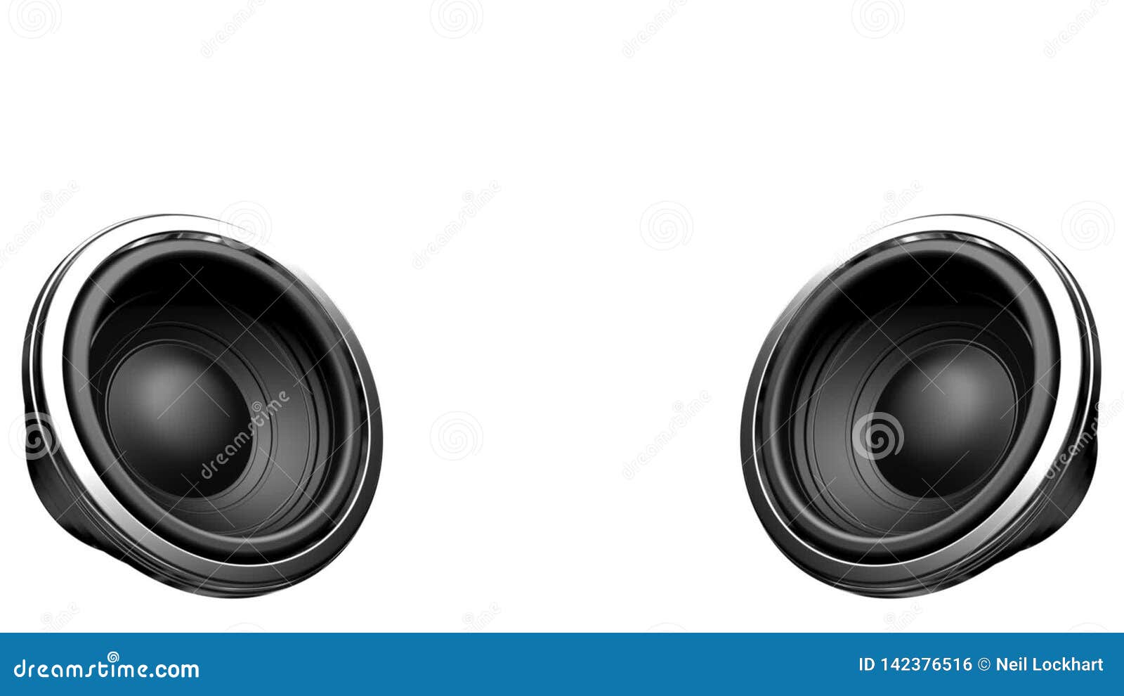 Animated 3D Stereo Speakers Stock Footage - Video of copy, woofer ...