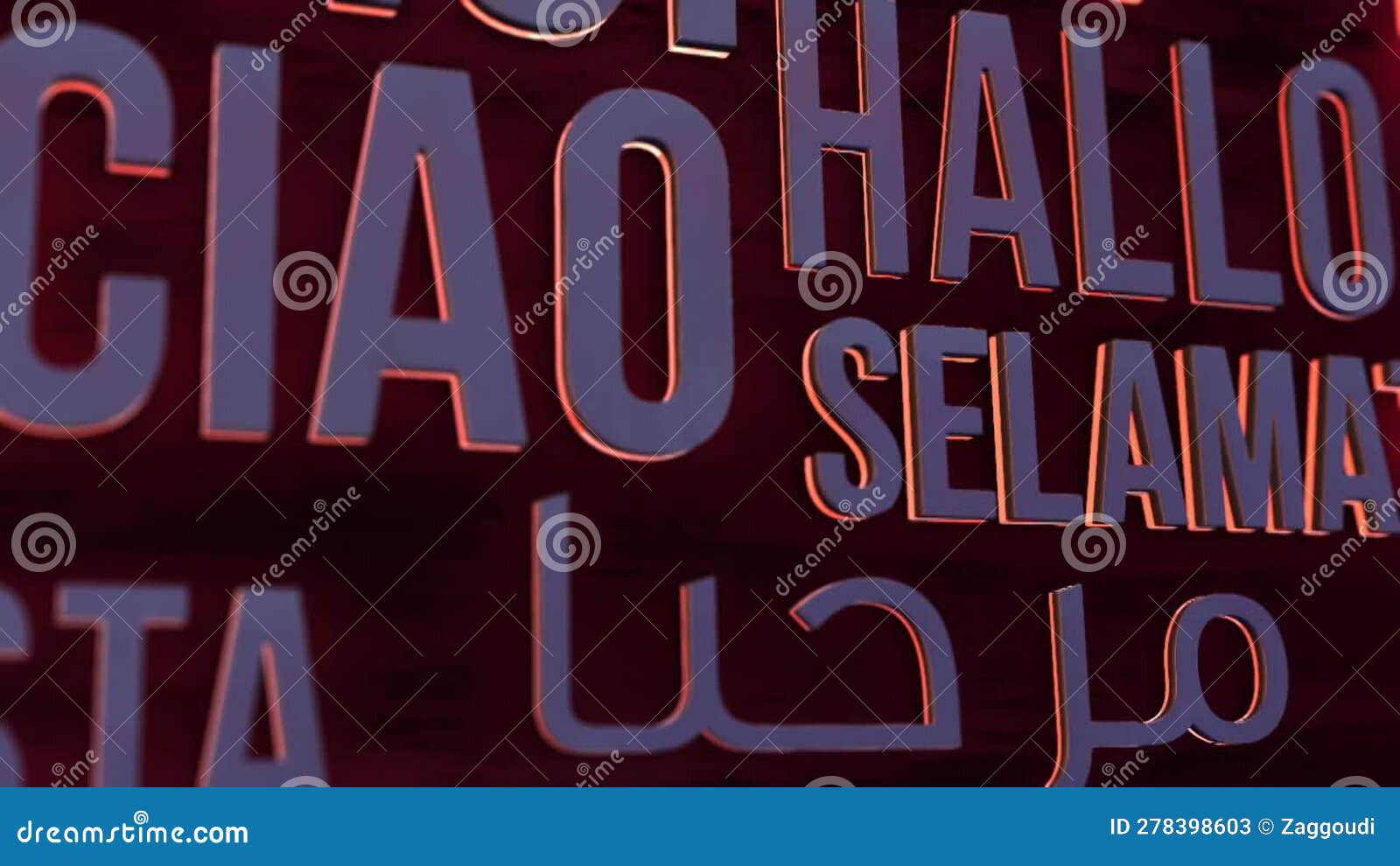 Hello in Dutch Language Term Stock Video - Video of school, education ...