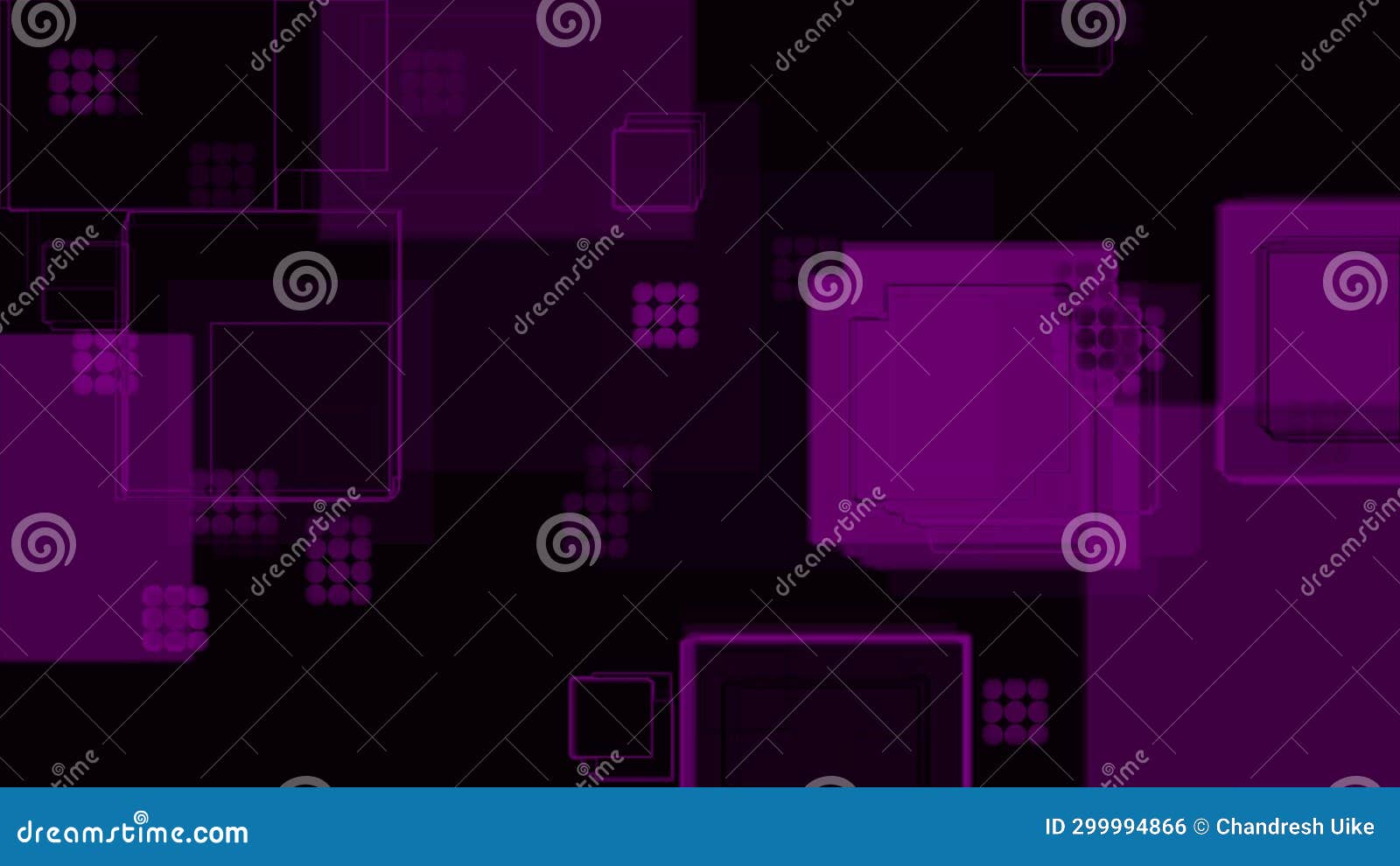 Digital Purple Color Geometrical Box Pattern Background Stock Footage ...