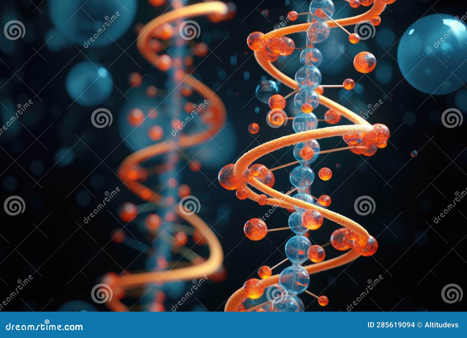 Animated Dna Storage Concept in Action Stock Photo - Image of ...