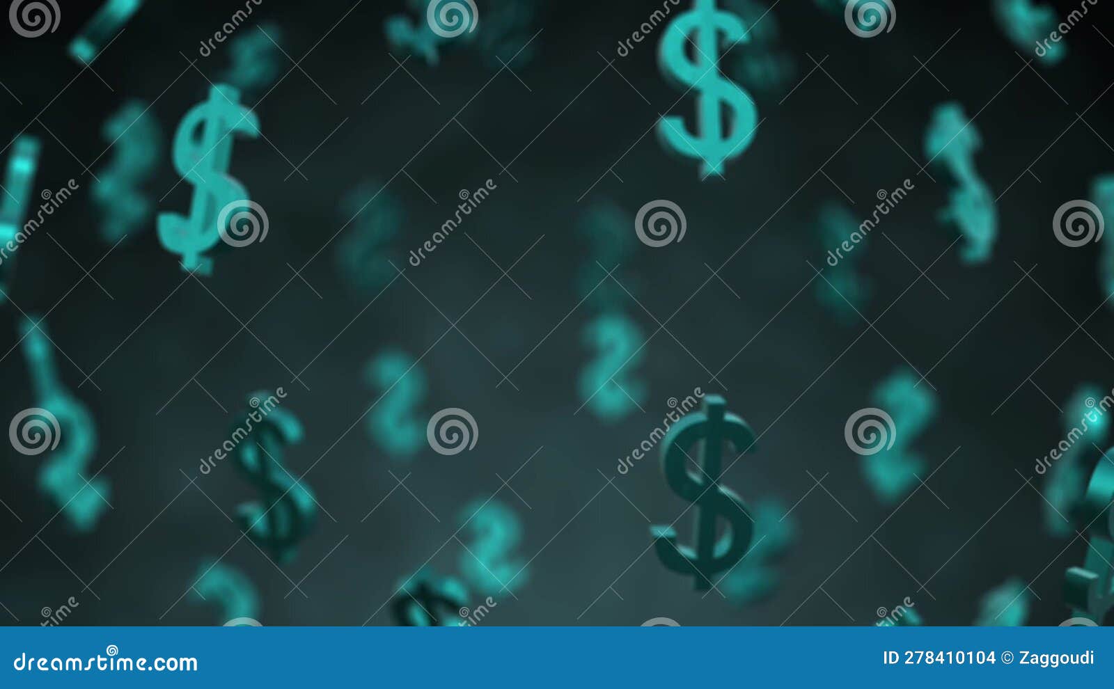 Rotating Dollar Symbol Animation Background Stock Footage - Video of ...