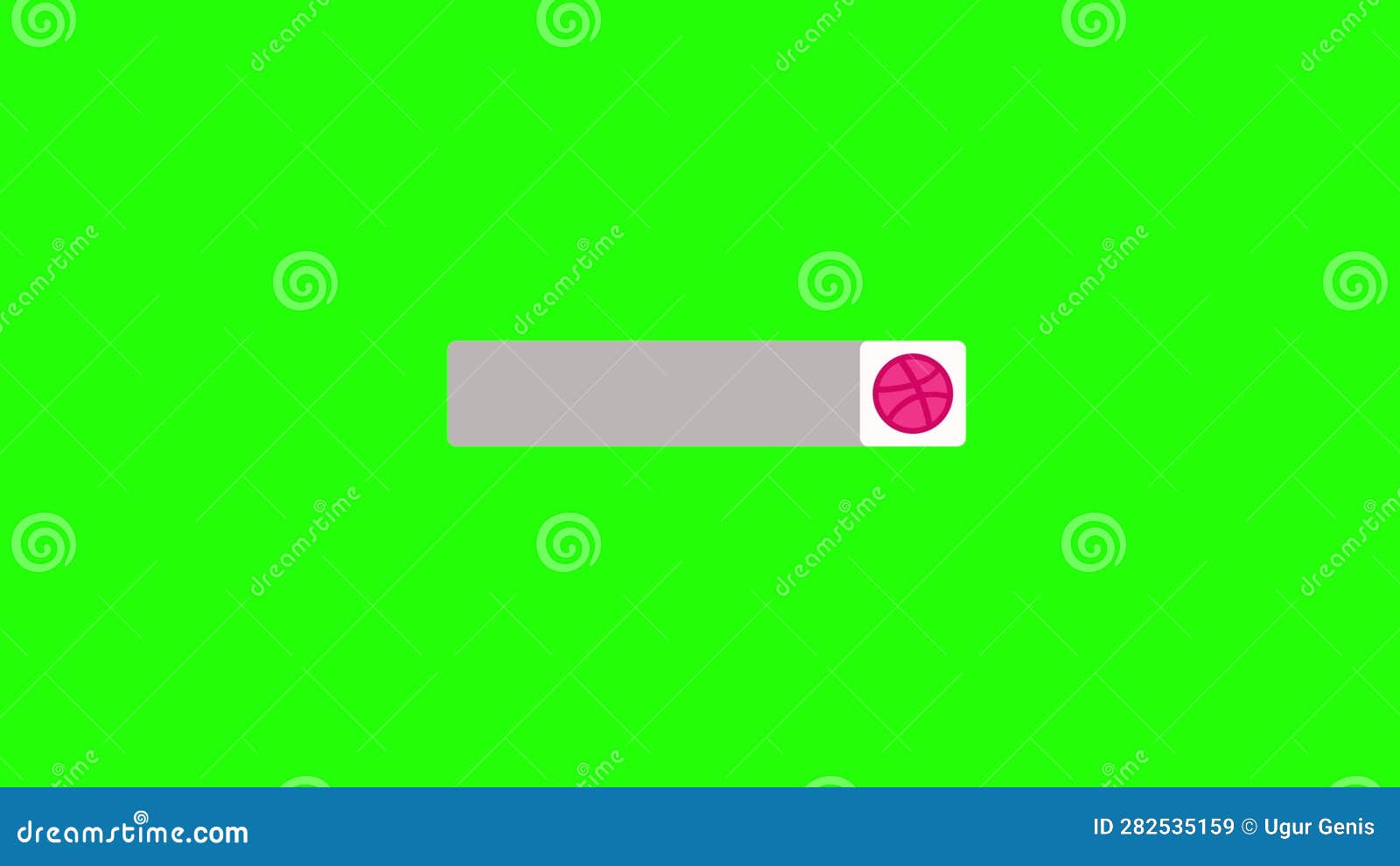 Animated Dribbble Logo and Name with a Space To Add Profile Name or ...