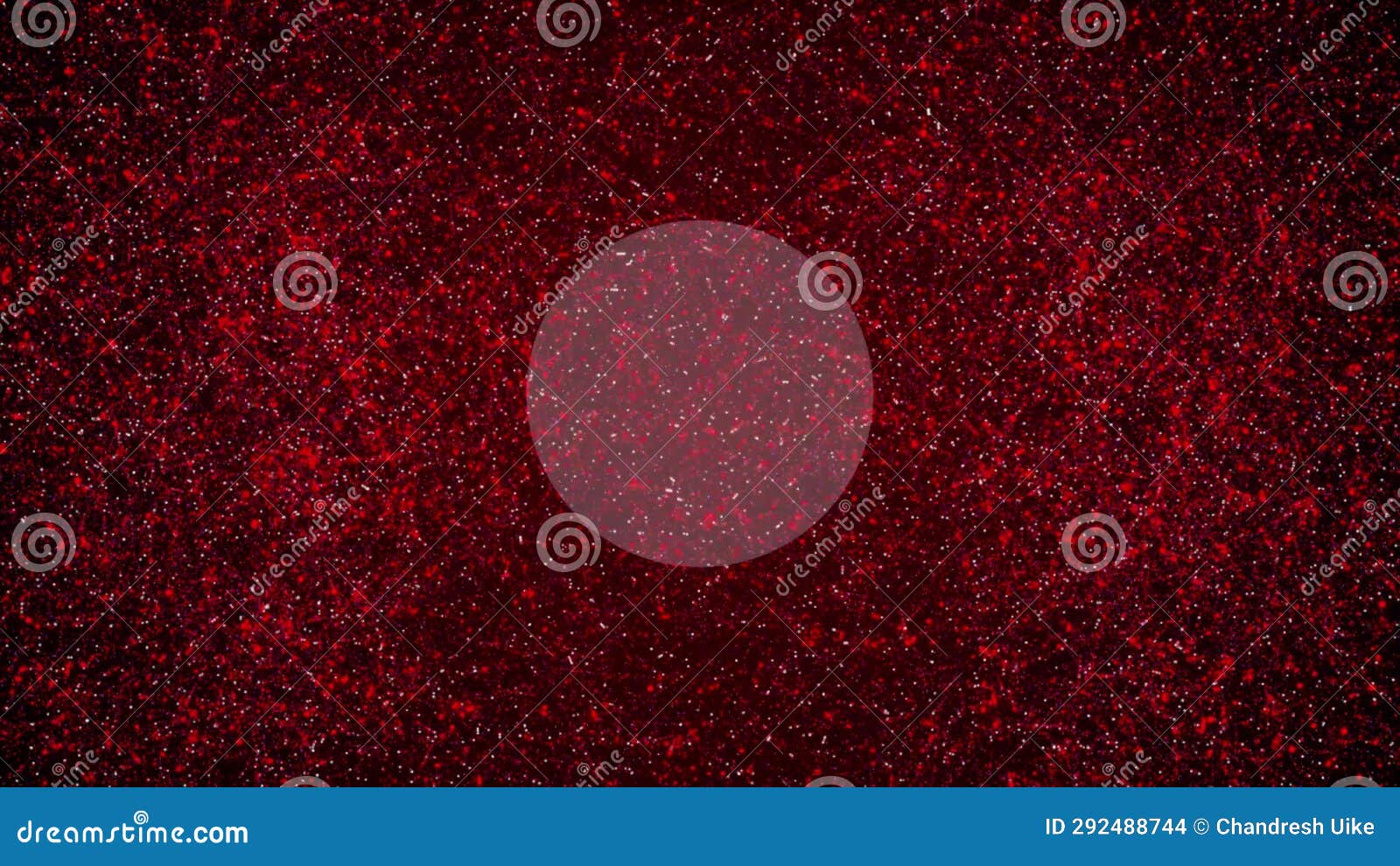 Exploding Particles Background and Red Particles Designed Circular ...