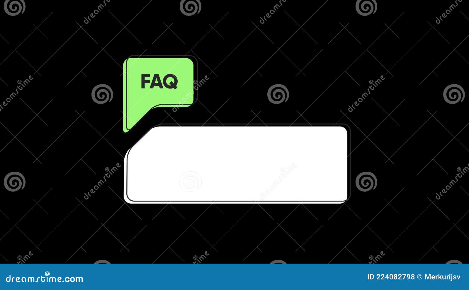 Animated FAQ header stock footage. Video of place, hint - 224082798