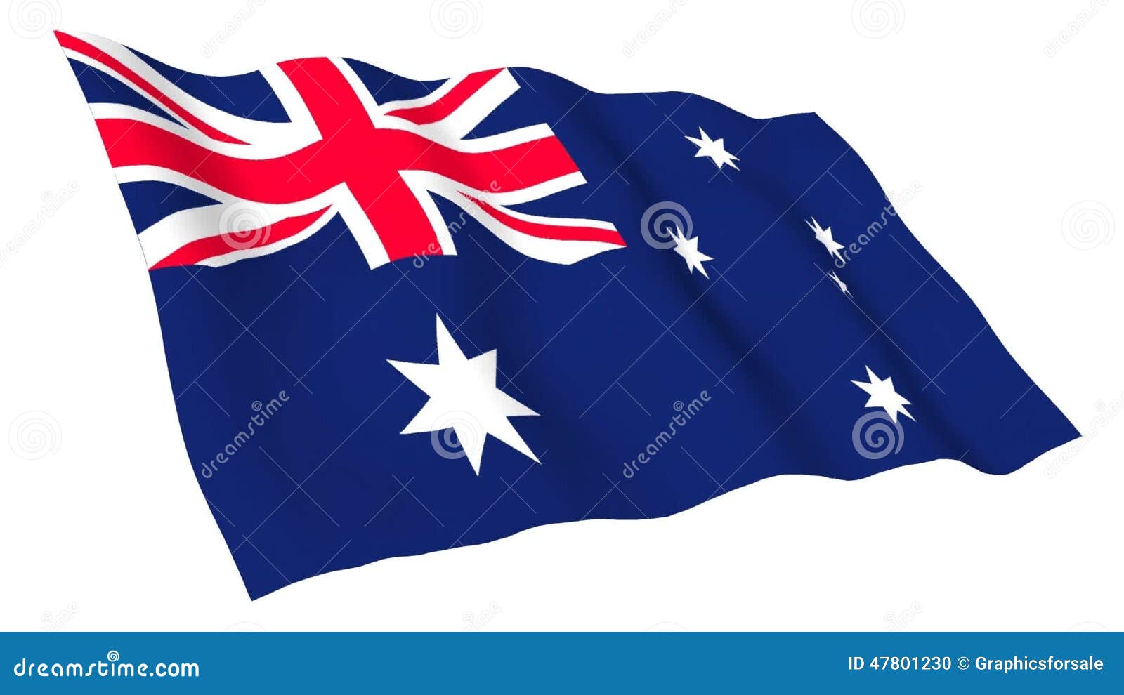 Animated flag of Australia stock footage. Video of export - 47801230