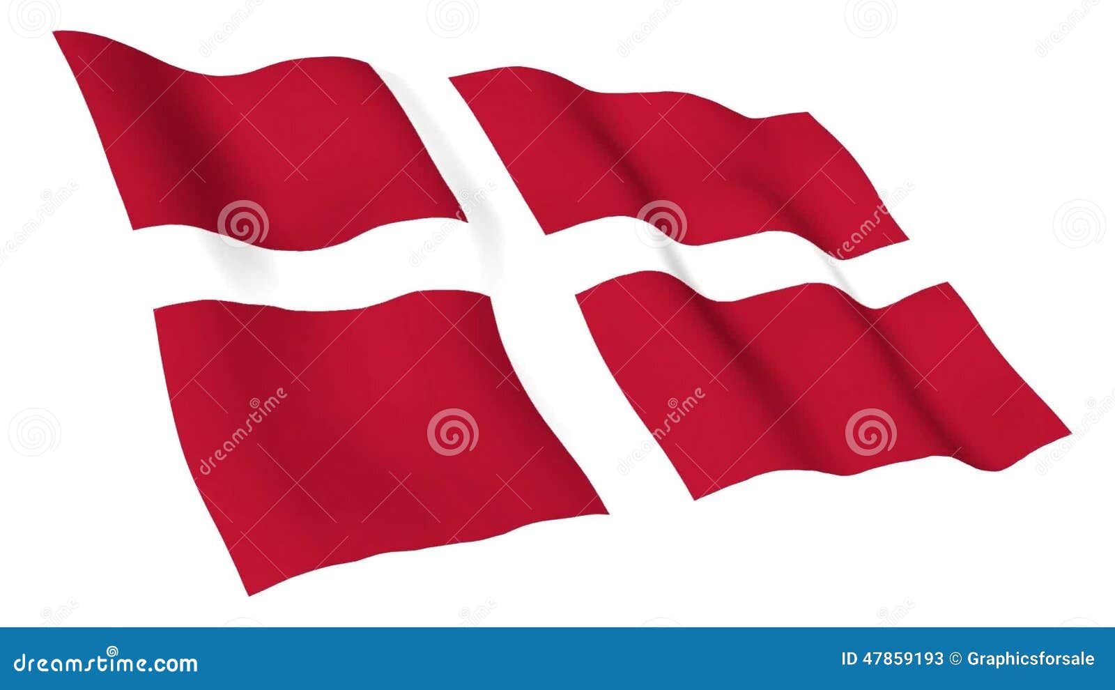 Animated flag of Denmark stock video. Video of animation - 47859193