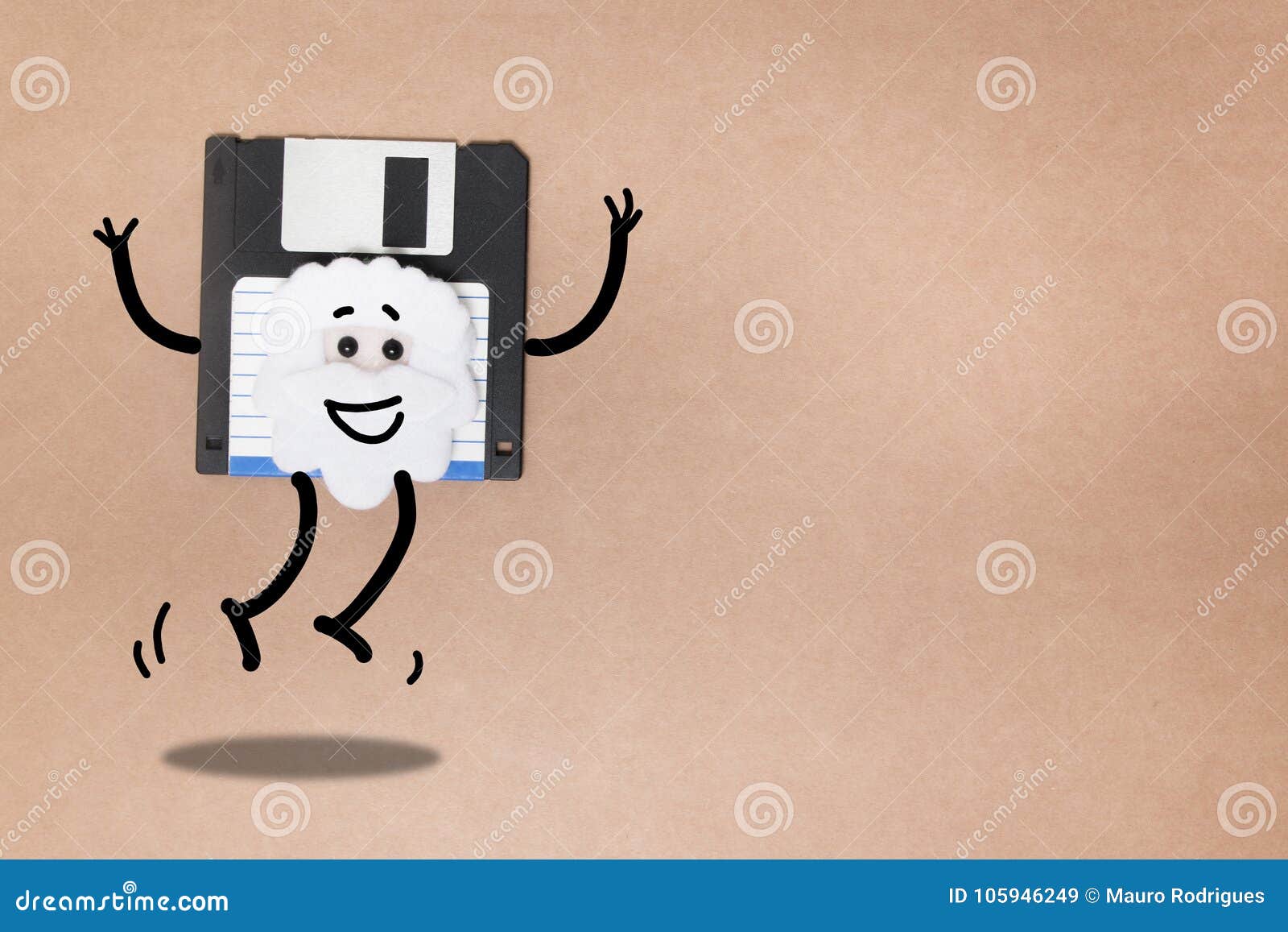 Animated Floppy Disk Concept Stock Image - Image of backup, concerned ...