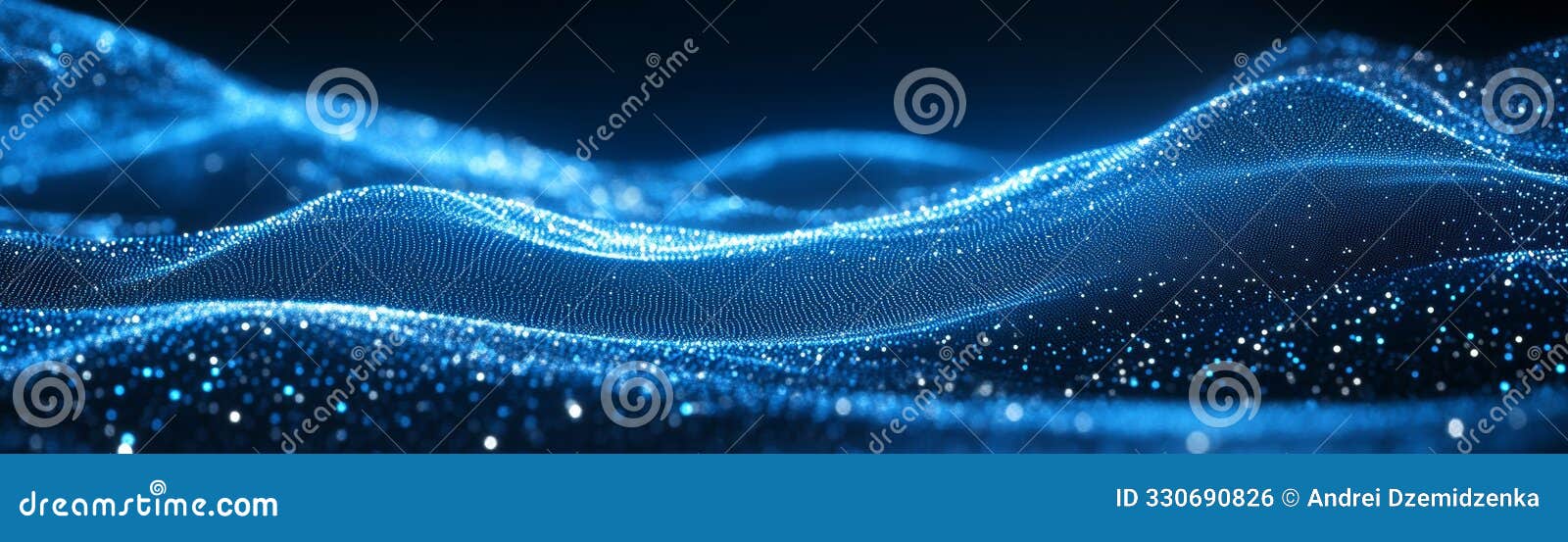 Animated Futuristic Wave with Abstract Technology Background. Animated ...