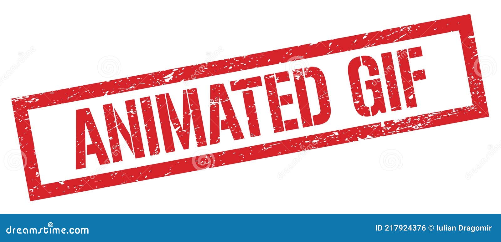 ANIMATED GIF Red Grungy Rectangle Stamp Stock Illustration ...