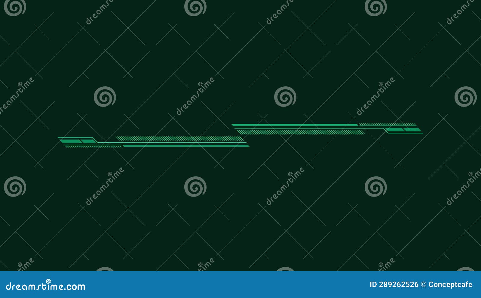 Animated Horizontal Interface Element on the Alpha Channel. Stock ...