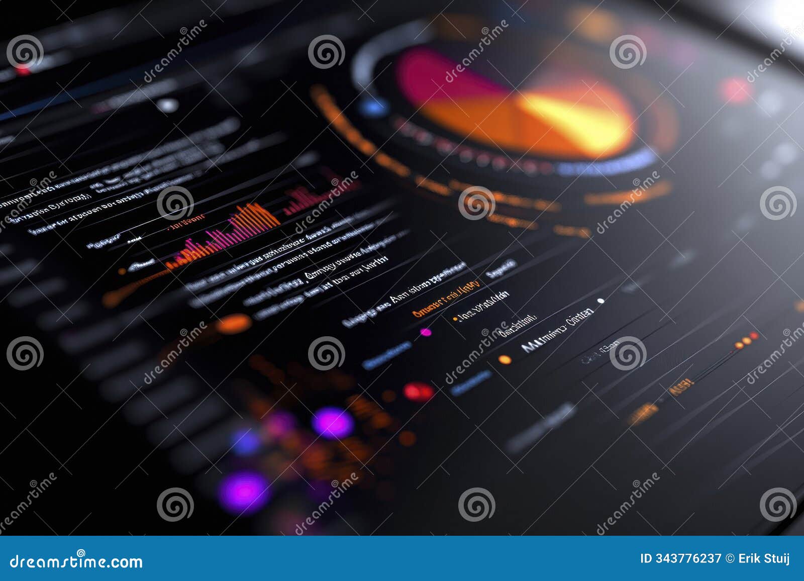 An Animated Illustration of a Digital Report that Transforms Raw Data ...