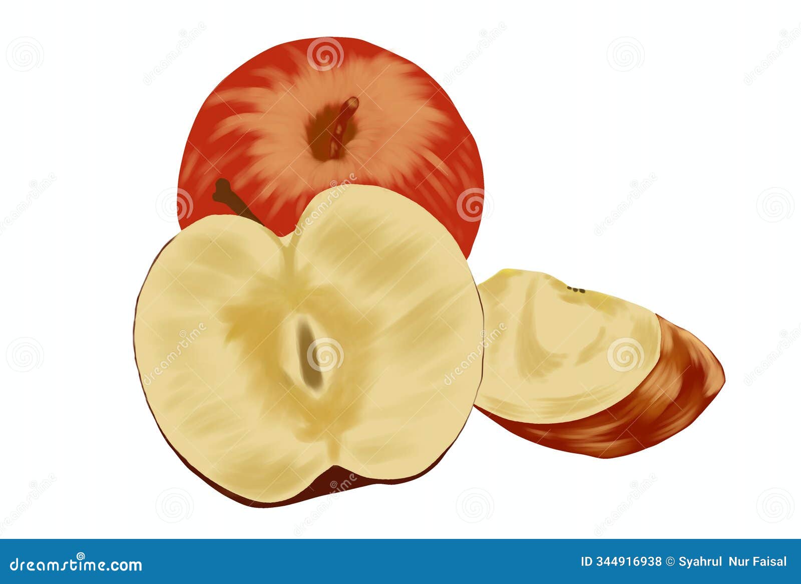 Animated image of apple stock illustration. Illustration of lifestyle ...