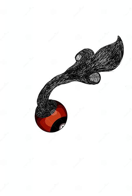 Animated Image of Fireball Illustration Stock Illustration ...