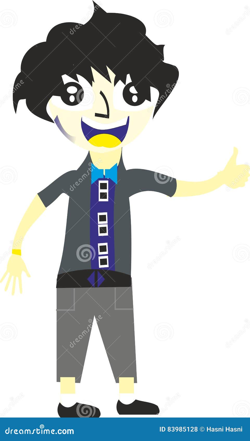 Animated image man stock vector. Illustration of design - 83985128