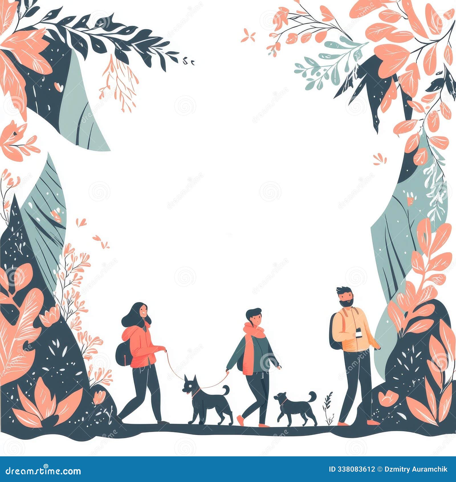 Animated Kindness Concept Flat Cartoon Background Stock Illustration ...