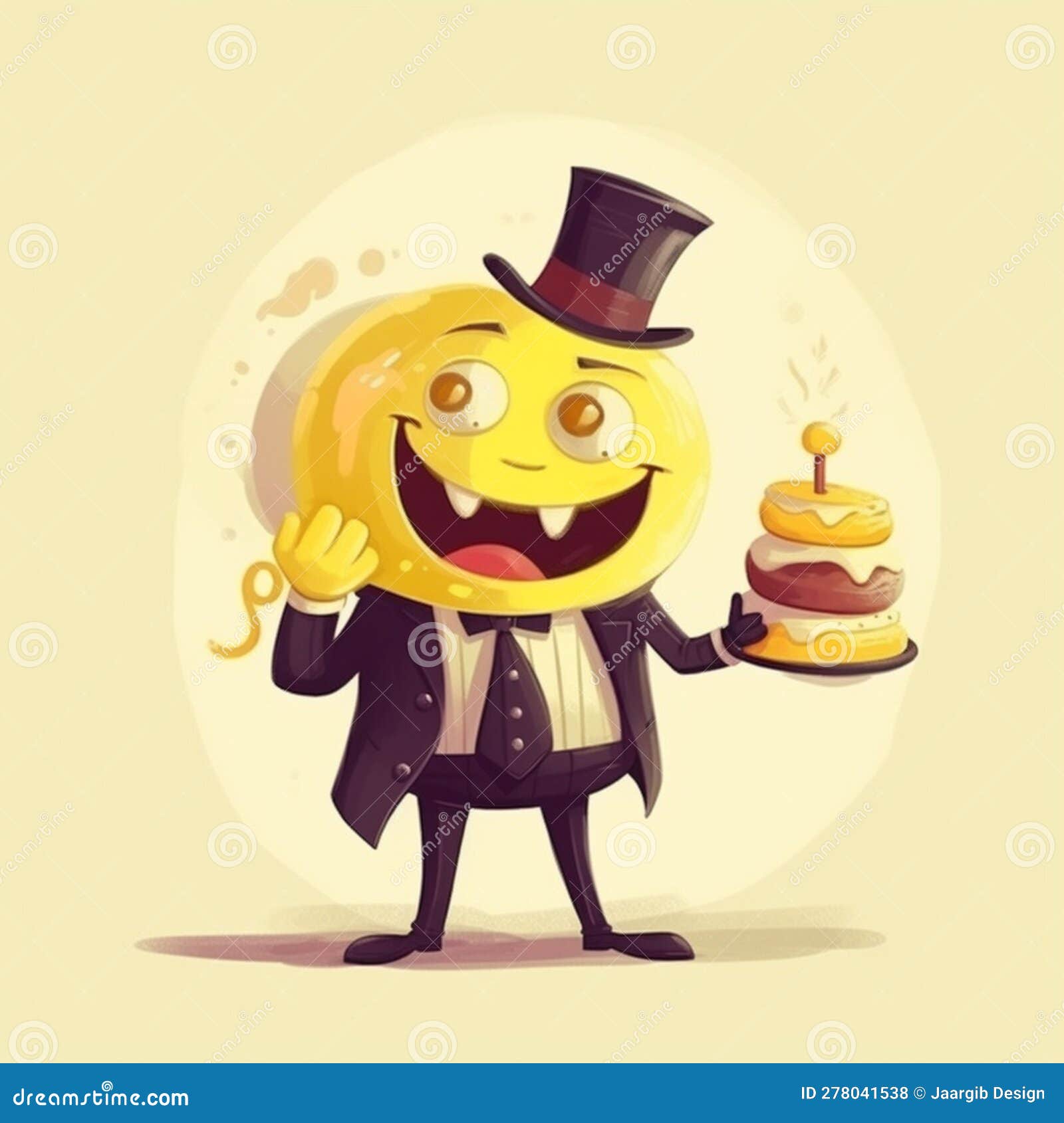 Animated lemon 1 stock illustration. Illustration of fruit - 278041538