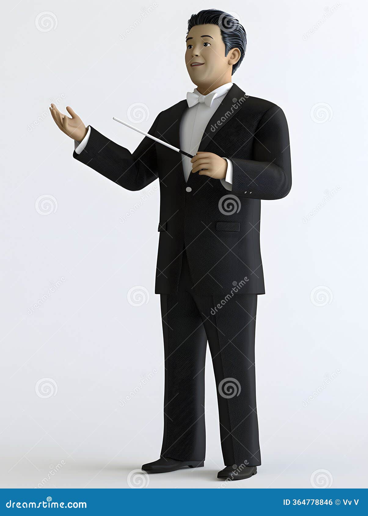 An Animated Male Figure Stands Against A Backdrop Of Floating Golden ...