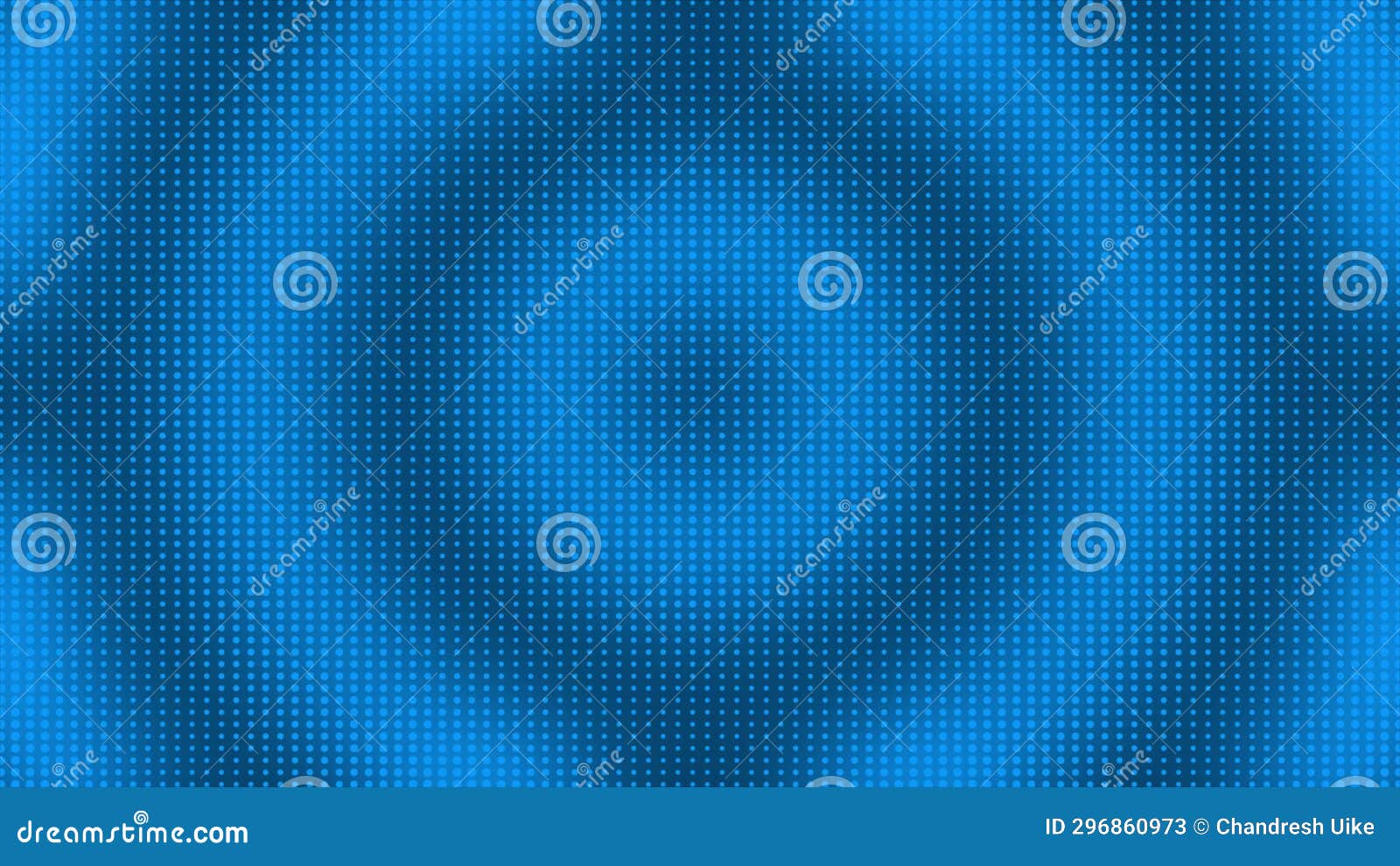 Modern Halftone Circular Dots Water Waves Ripple Pattern Royal Blue ...