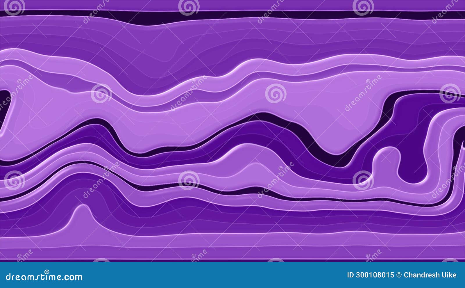 Moving Purple Gradient Glossy Hypnotic Curly Waves Abstract Pattern ...