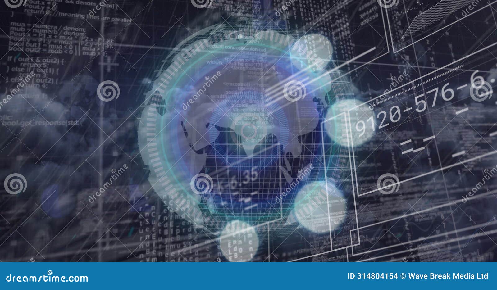 Animated Multiple Exposure of Globe and Rapid Changing Data with Clouds ...