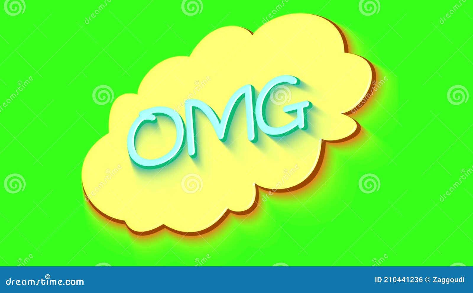 Animated OMG Comic Text and Speech Balloon Animation Stock Footage ...