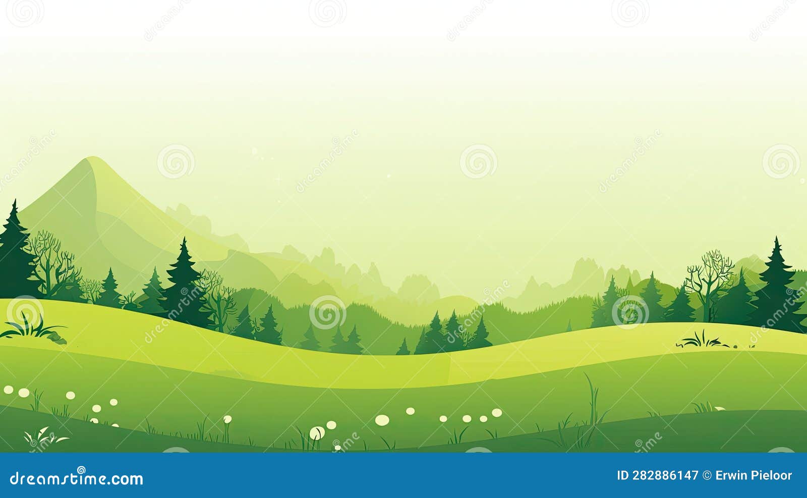 Animated Outdoor Scenery Background Stock Illustration - Illustration ...