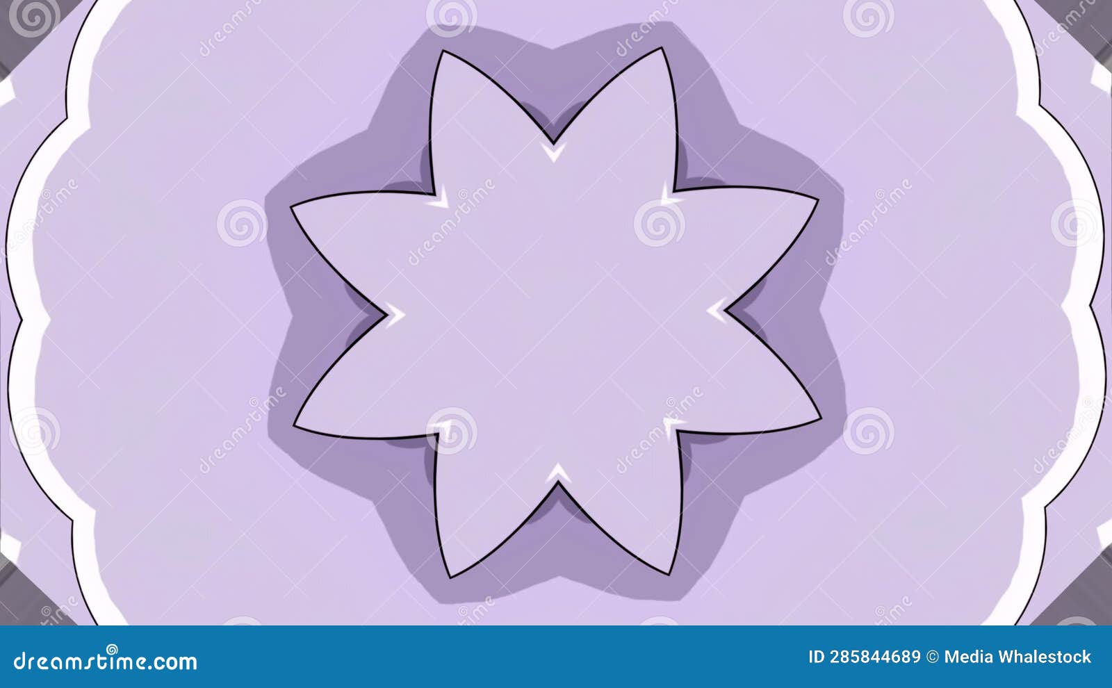 Animated Pattern Style with Floral Layers. Design. Abstract Floral ...