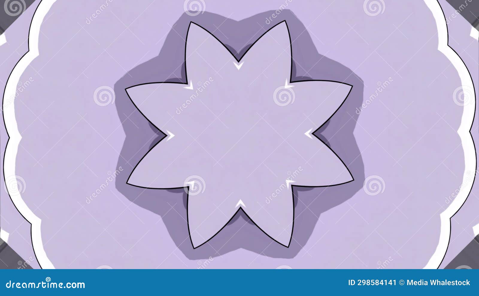 Animated Pattern Style with Floral Layers. Design. Abstract Floral ...